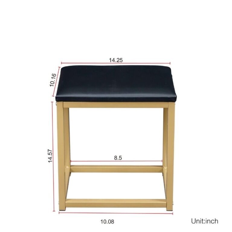 Hospitalet Black Dressing Table with LED Mirror and 3 Drawers - Nania ...