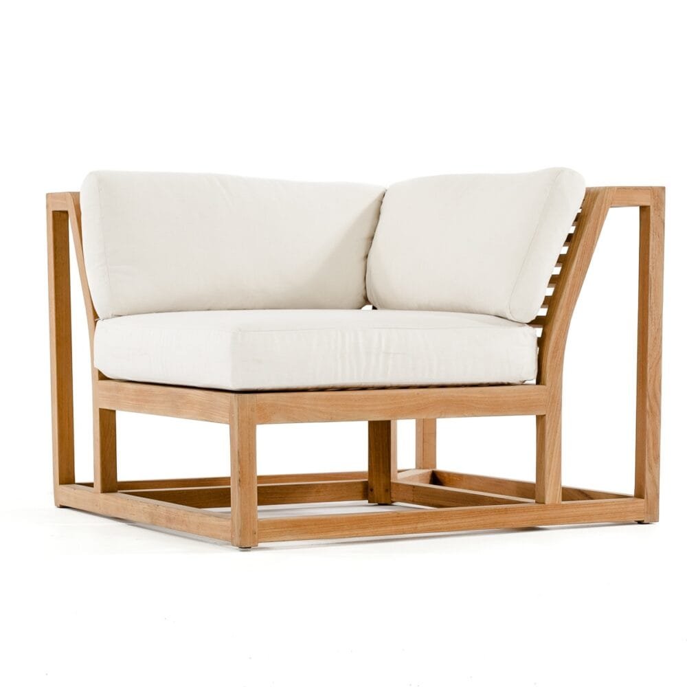John Teak Sofa Corner Side Sectional Component - Nania Living