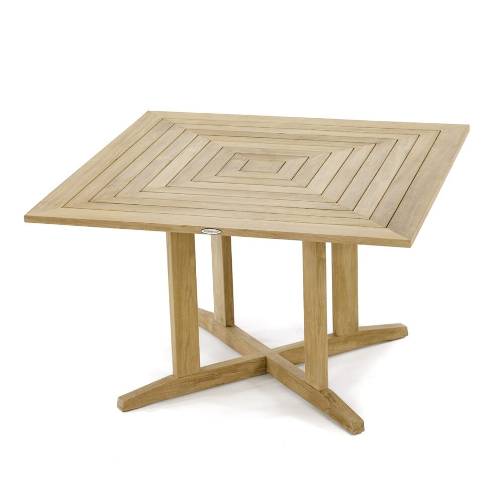 Saint Etienne Pyramid Square Teak Dining Table - Nania Living