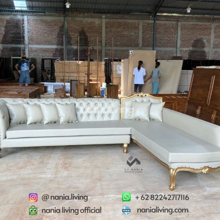 Guest Sofa Super L Shape White - Nania Living