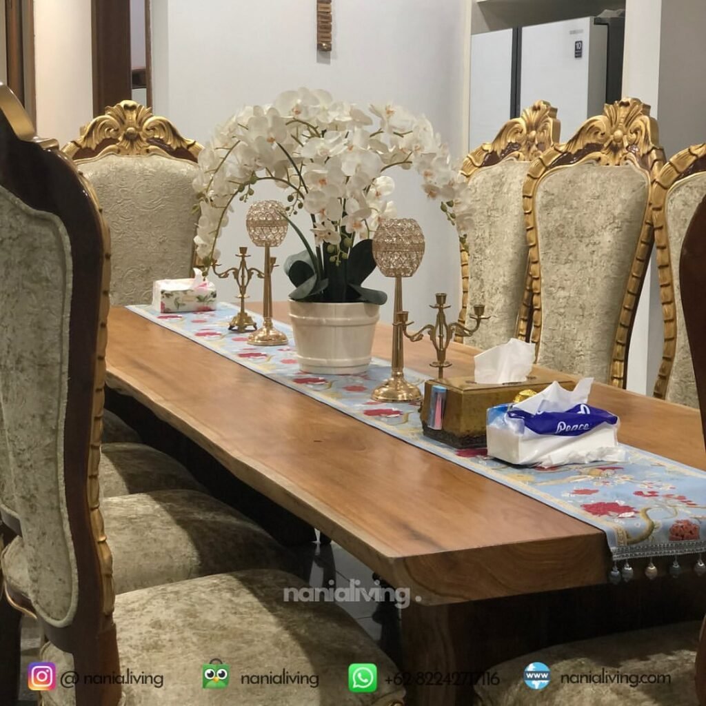 Luxury Dining Table Set With 10 Luxury Chairs - Nania Living