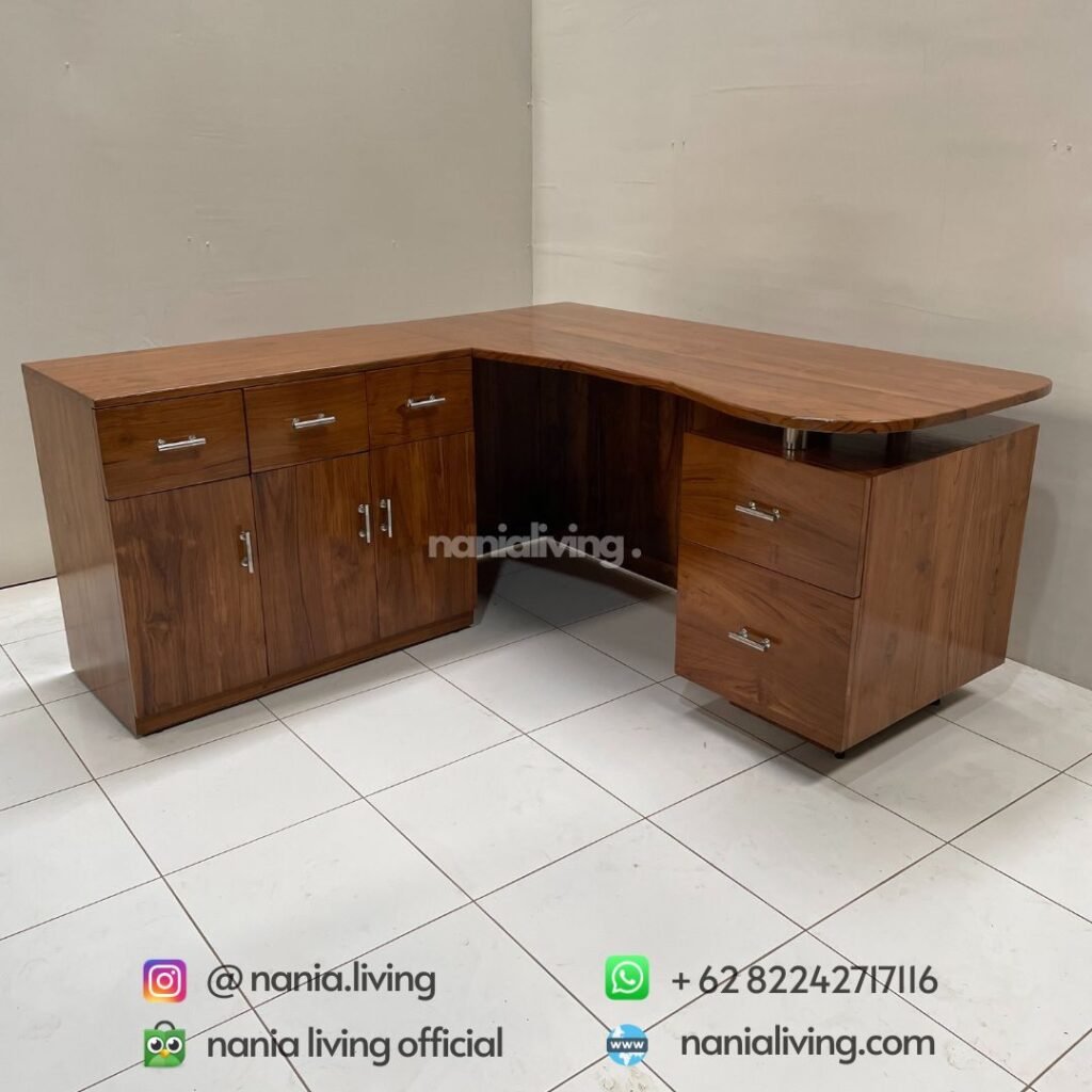 Office Desk Workstation Letter L - Nania Living