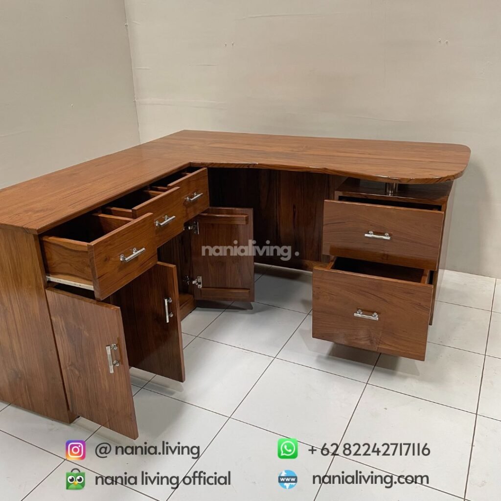 Office Desk Workstation Letter L - Nania Living