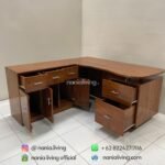Office Desk Workstation Letter L - Nania Living