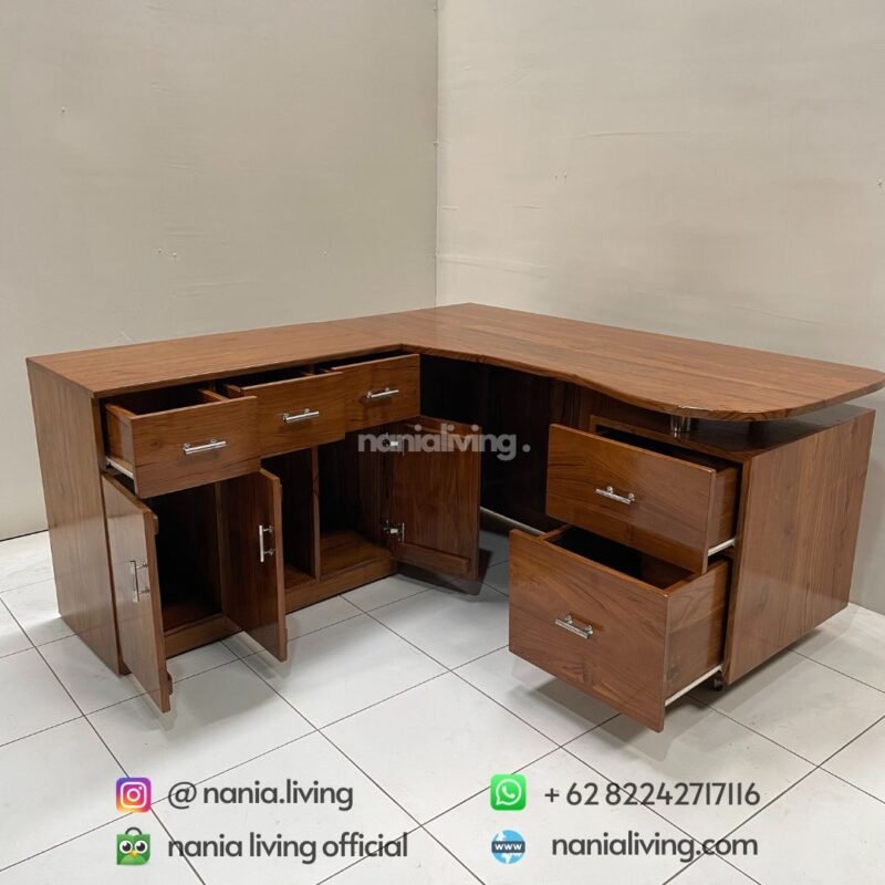 Office Desk Workstation Letter L - Nania Living