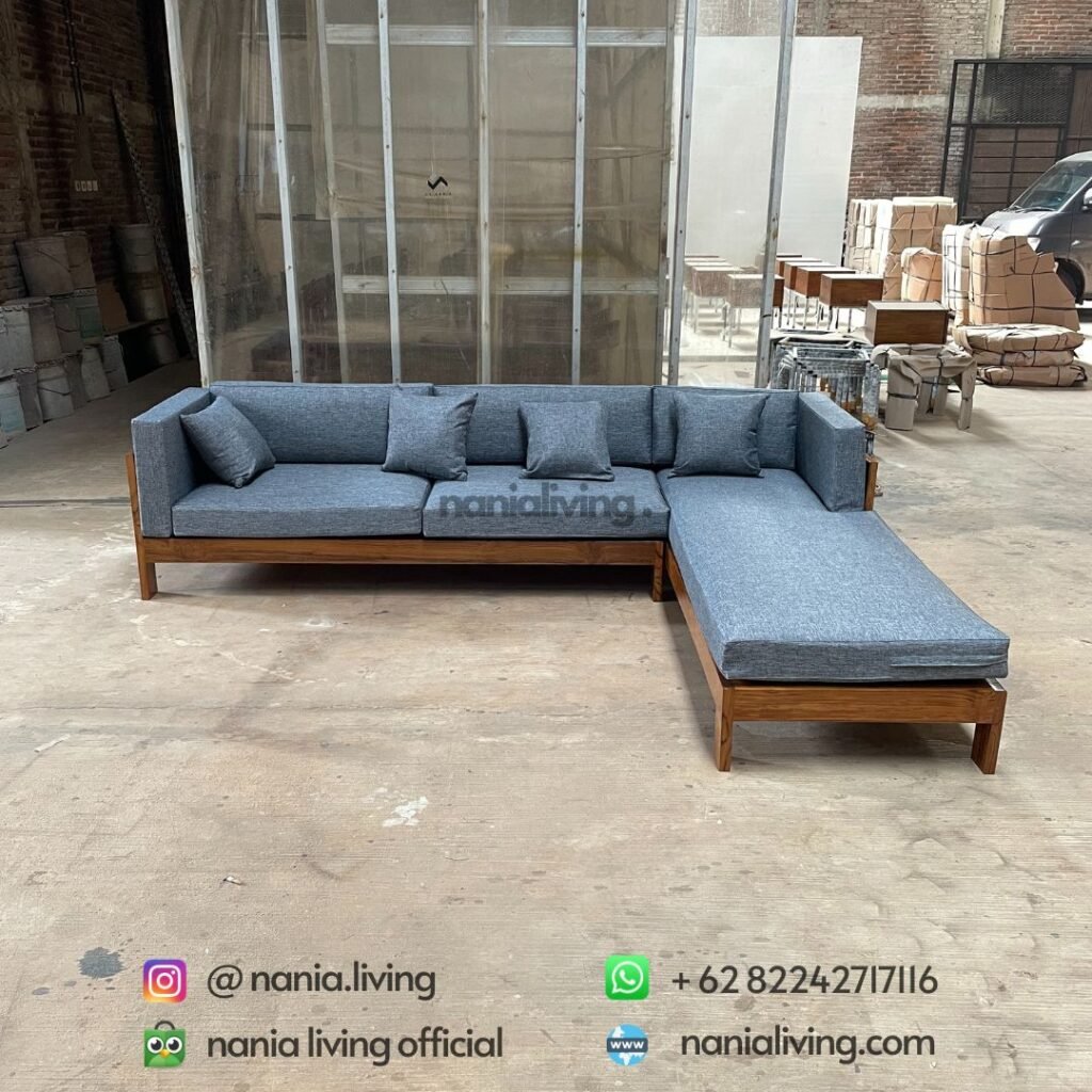 Corner Sofas Teak Minimalist - Nania Living
