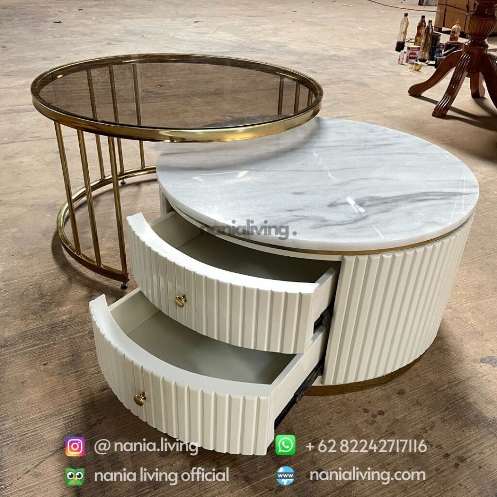 Luxury Marble Guest Table - Nania Living