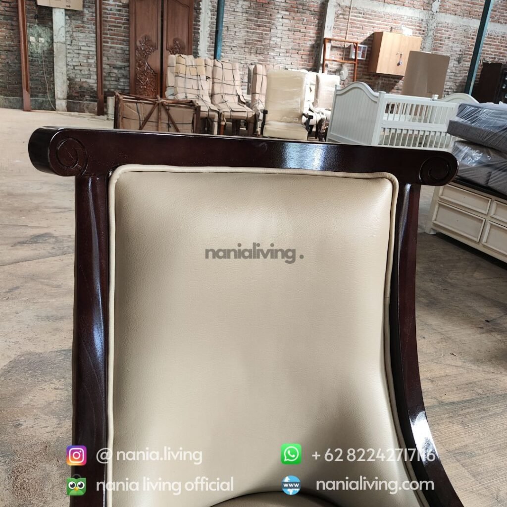 Minimalist Dining Chairs Elegant Teak - Nania Living