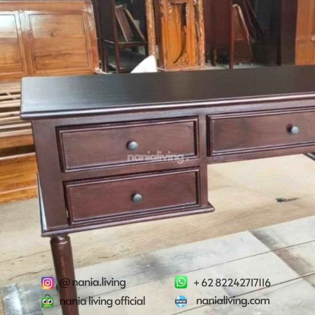 Teak Table Consul Desk - Nania Living