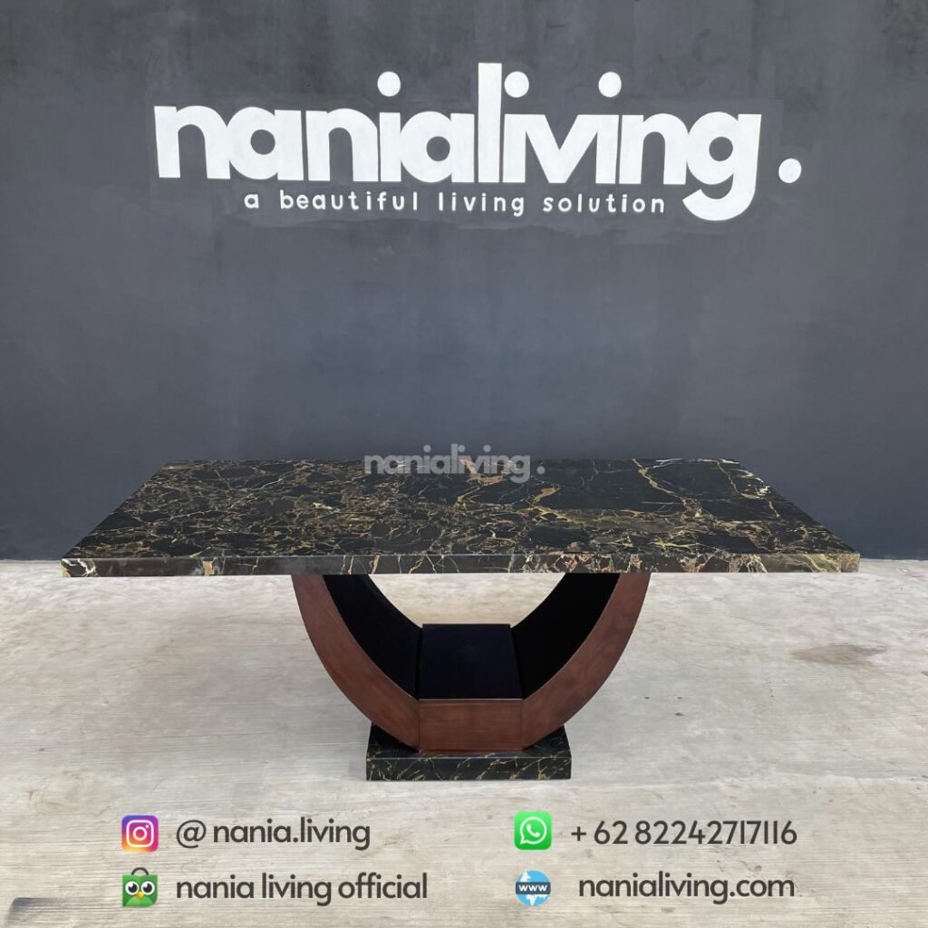 Marble Dining Table Only - Nania Living